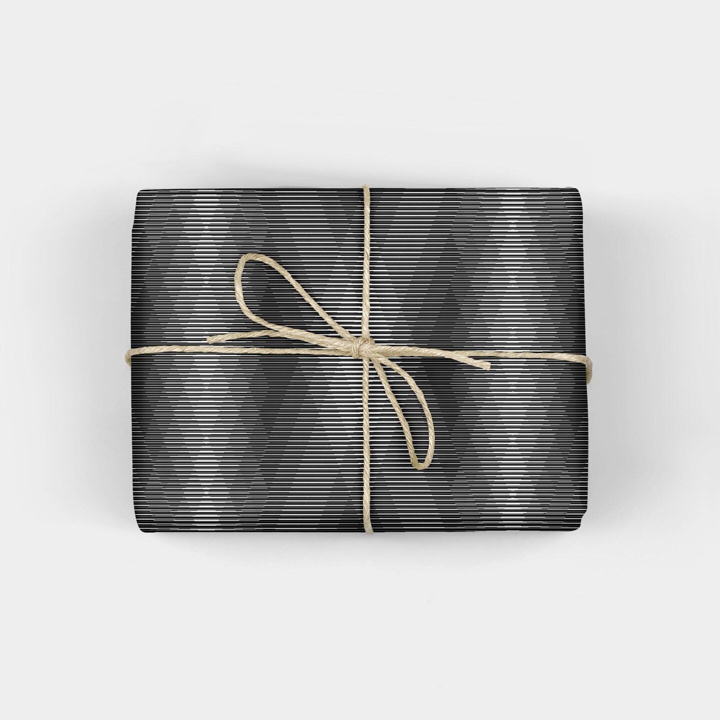 Fine Line Black and Gray Wrapping Paper | Michaels