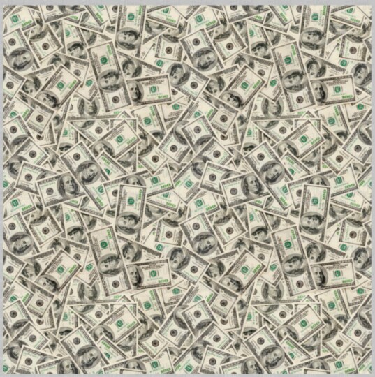 12 x 12 inch Sheet of Printed Vinyl or HTV in the Cash Money Hundred ...