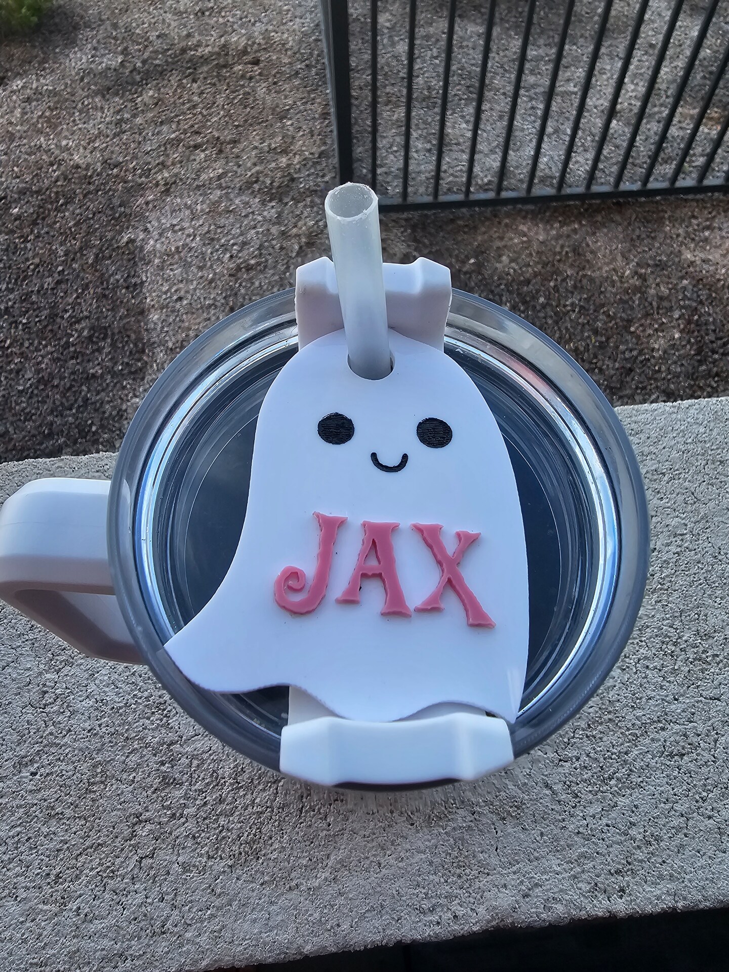 Stanley Nameplate, Tumbler, Toppers, Scary, Halloween, Acrylic, Scary ...