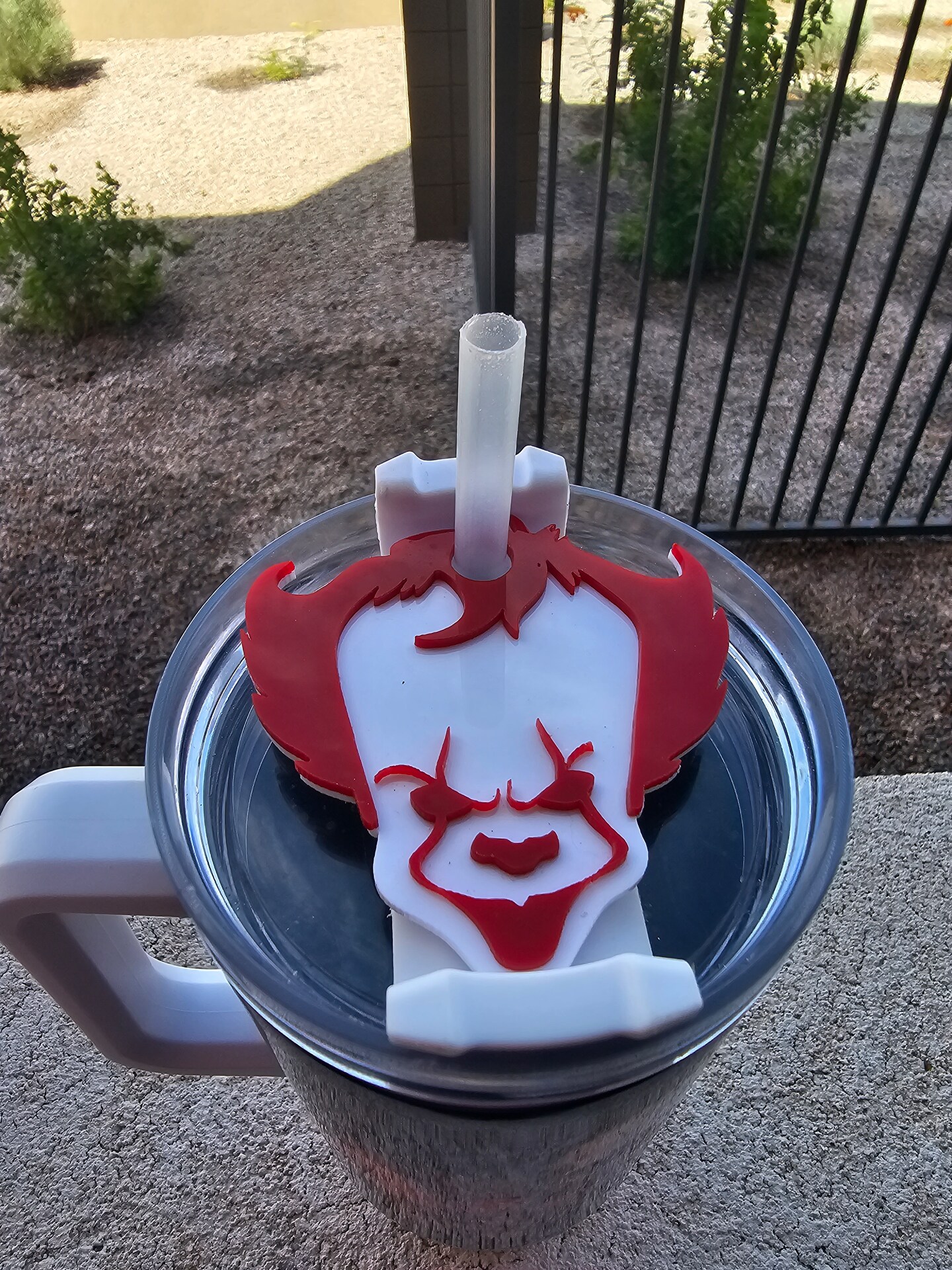 Stanley Nameplate, Tumbler, Toppers, Scary, Halloween, Acrylic, Scary ...