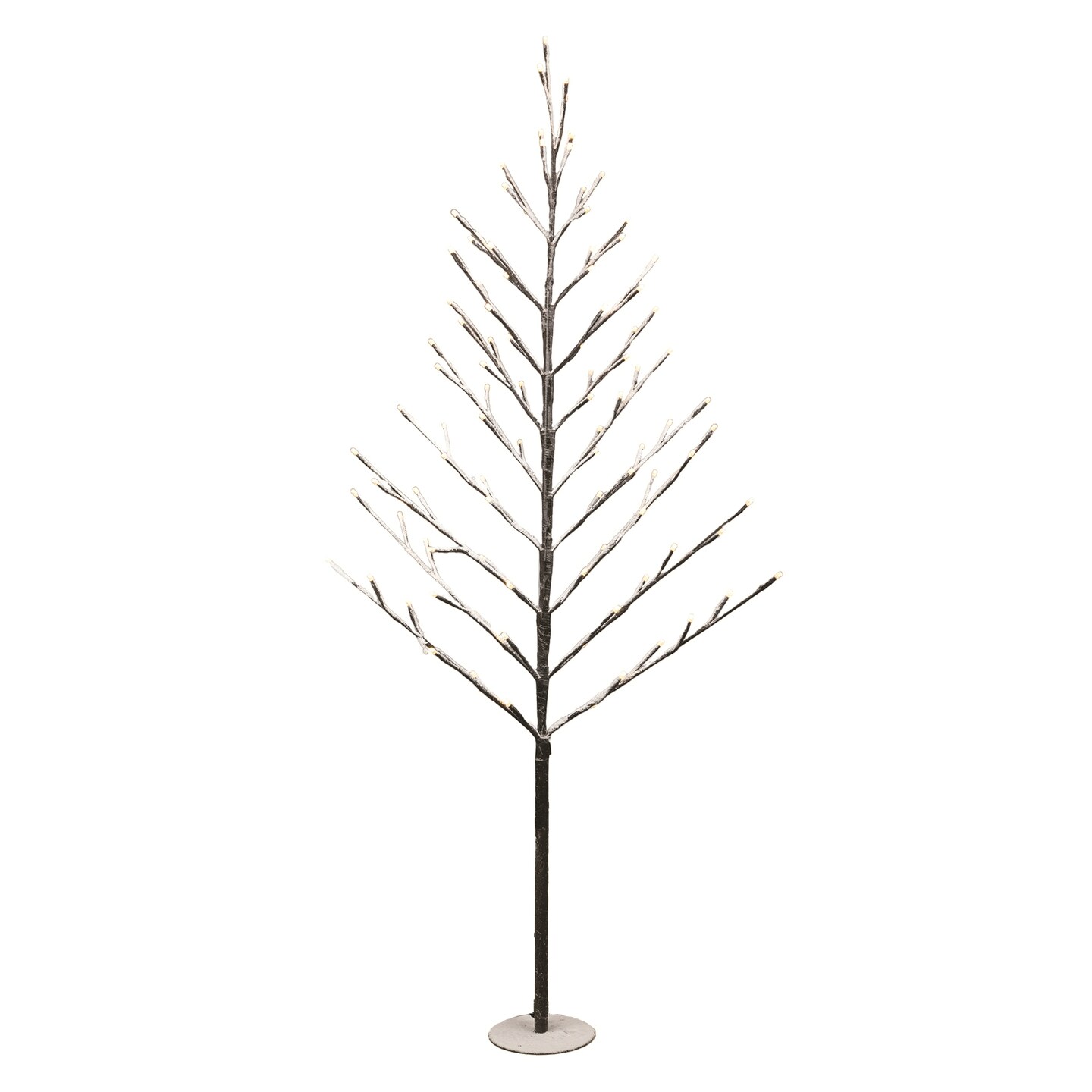Melrose Pre-lit Frosted Twig Christmas Tree - 3' - Warm White LED ...