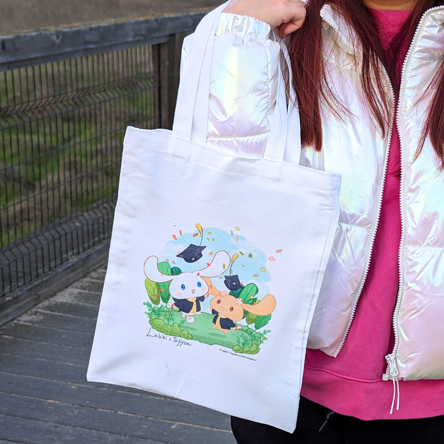 Cinna Roll and Mocha Graduation Cute Tote Bags for Every Day Use ...