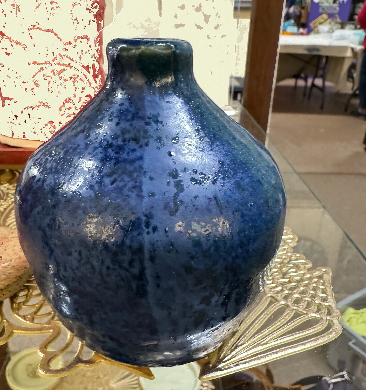 Handcrafted Blue Ceramic Bud Vase | MakerPlace by Michaels