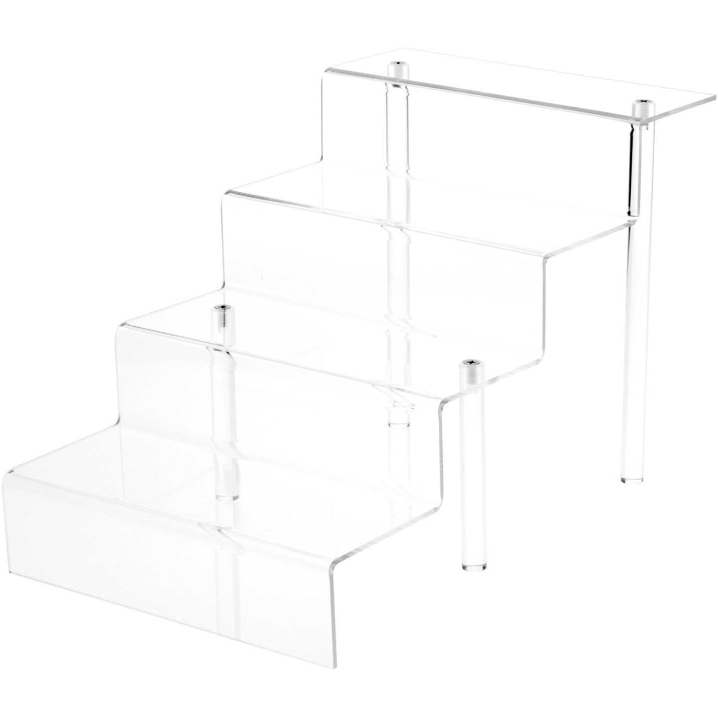 Plymor Clear Acrylic Large 4-Step Display Stairs | Michaels