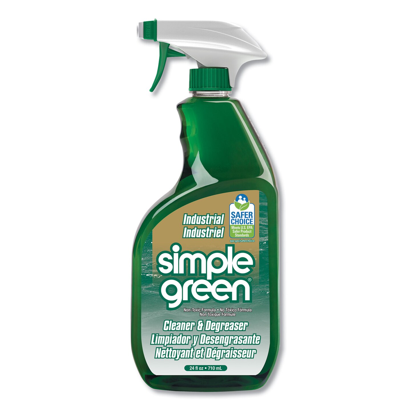 Simple Green Industrial Cleaner and Degreaser, Concentrated, 24 oz ...