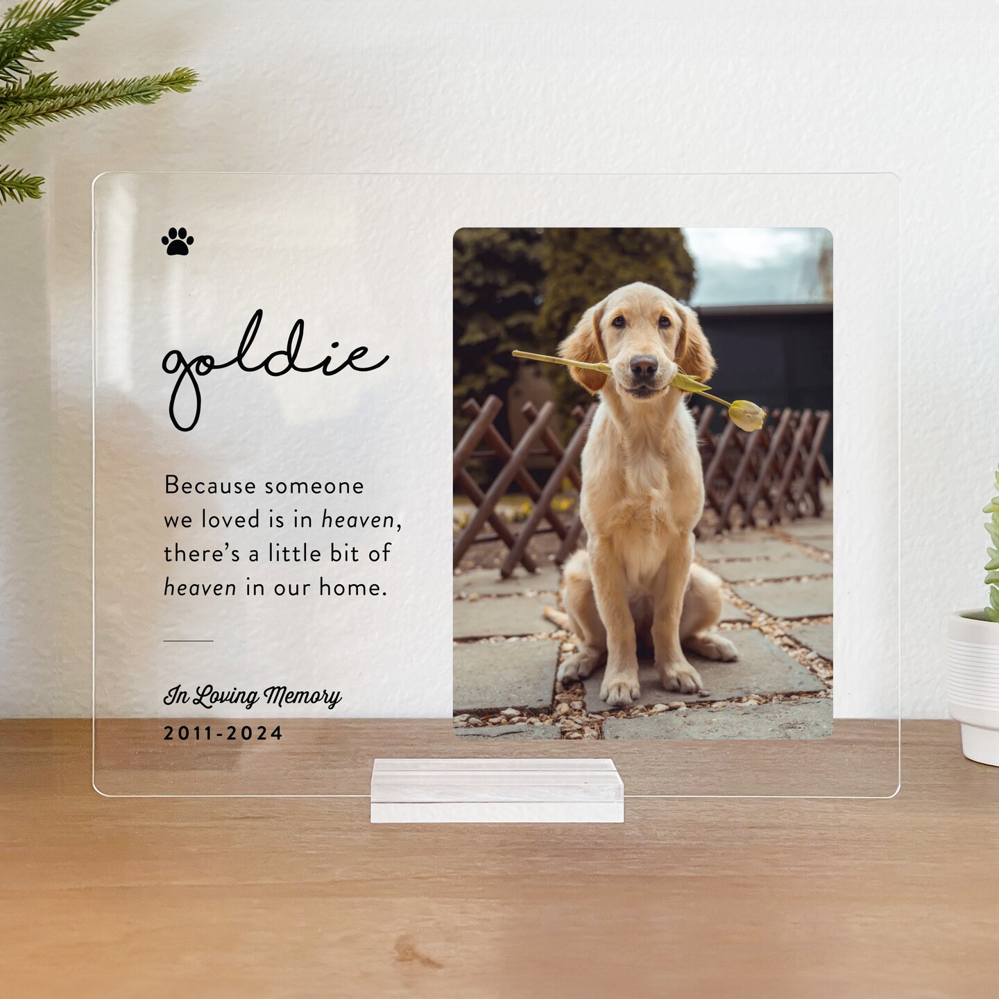 Personalized Pet Memorial Plaque | MakerPlace by Michaels