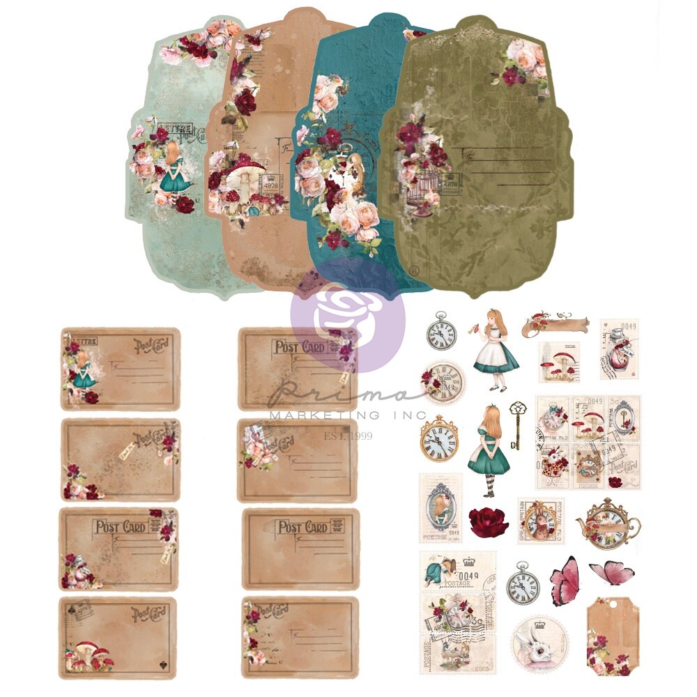 Lost In Wonderland Postcard Kit, Count: 1 | Michaels