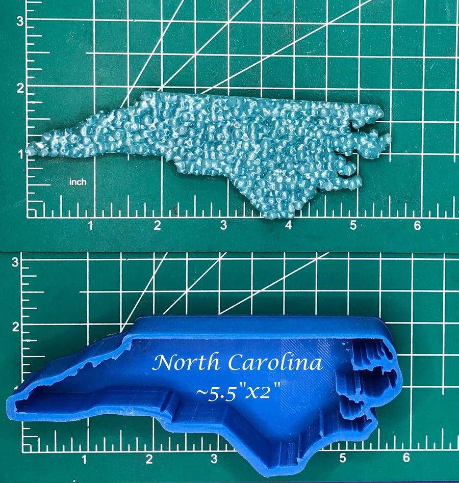 North Carolina - bumpy front - silicone freshie mold | Michaels