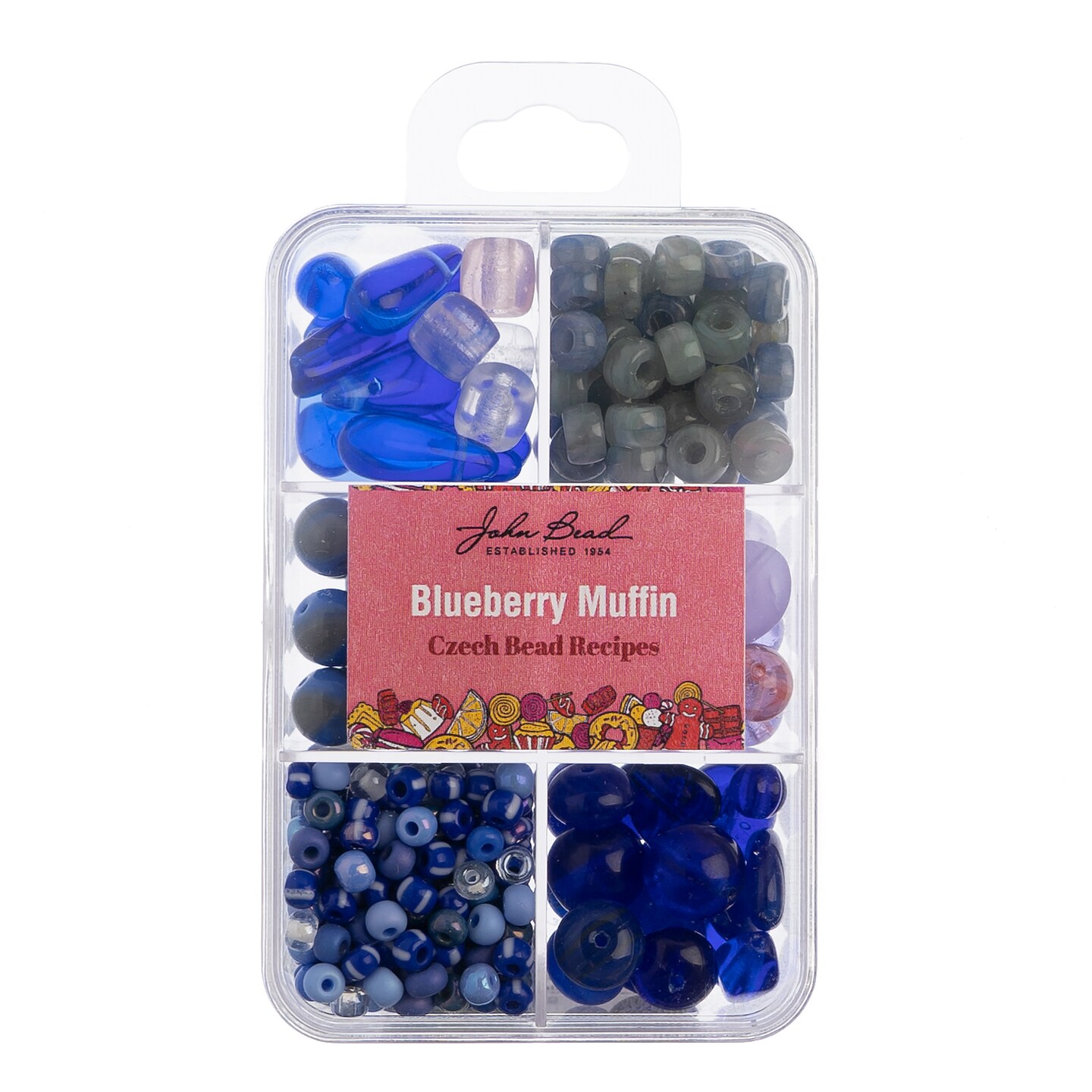 John Bead Recipe Box Czech Glass Beads Kit | Michaels