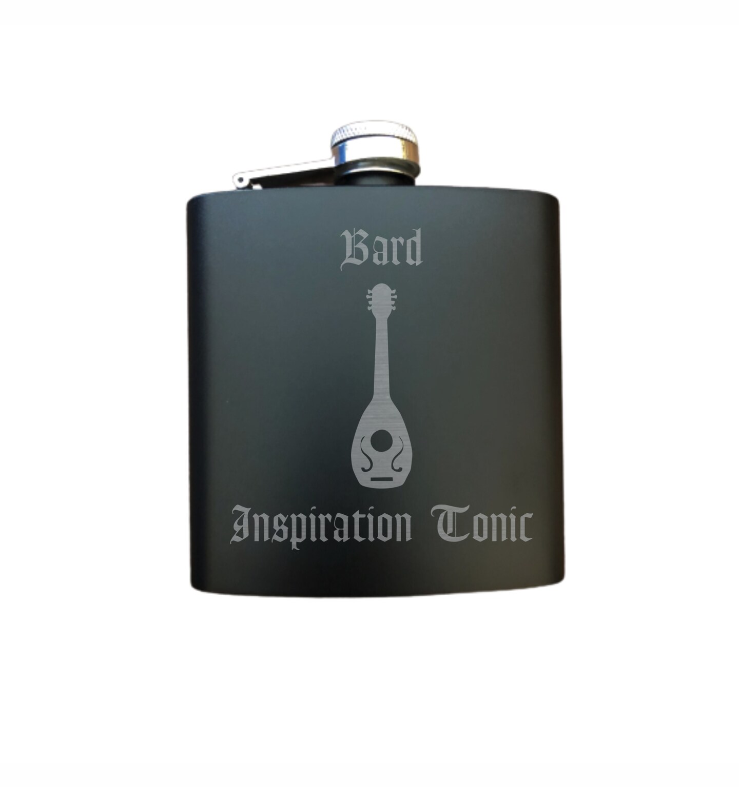 DND Gifts Engraved Flask Bard Inspiration Tonic with Class Symbol ...