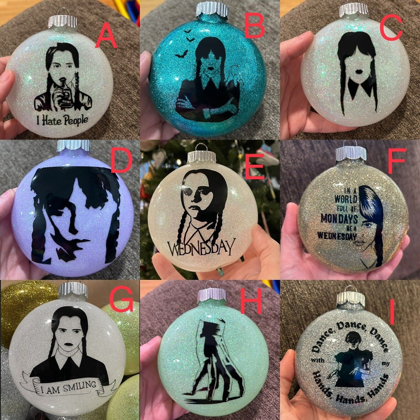 Handmade "Wednesday Addams" Christmas Ornament | MakerPlace by Michaels