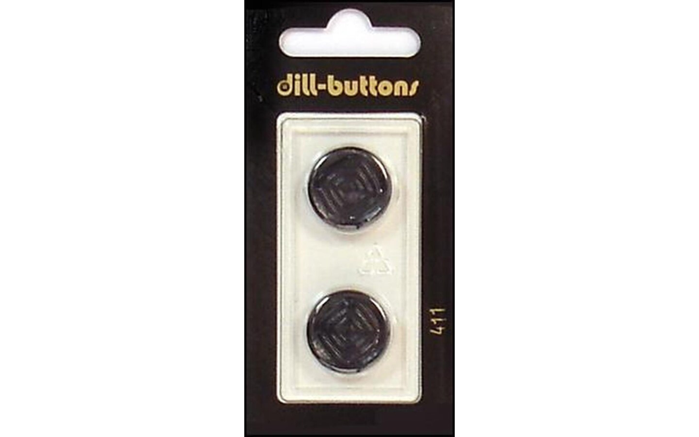 Dill Buttons 18Mm 2Pc Shank Black | Michaels