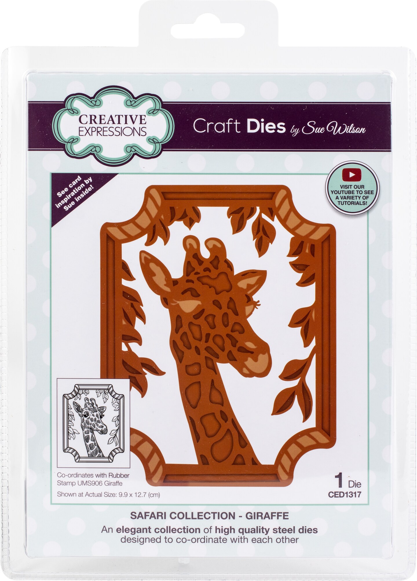 Creative Expressions Craft Dies By Sue Wilson-Safari Collection ...