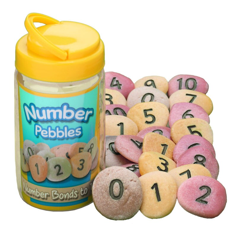Number Pebbles, Set of 22 | Michaels