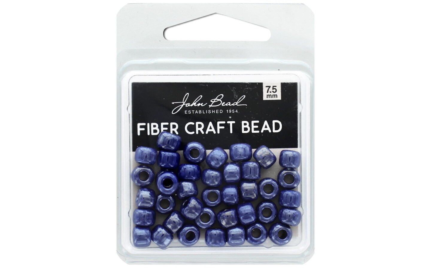 John Bead Fiber Craft Bead 7.5Mm 18G Op Dkbluelst | Michaels