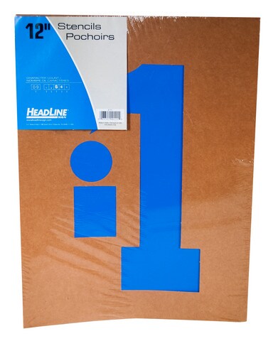 PAINTING STENCIL PACK 12IN NUMBERS | Michaels