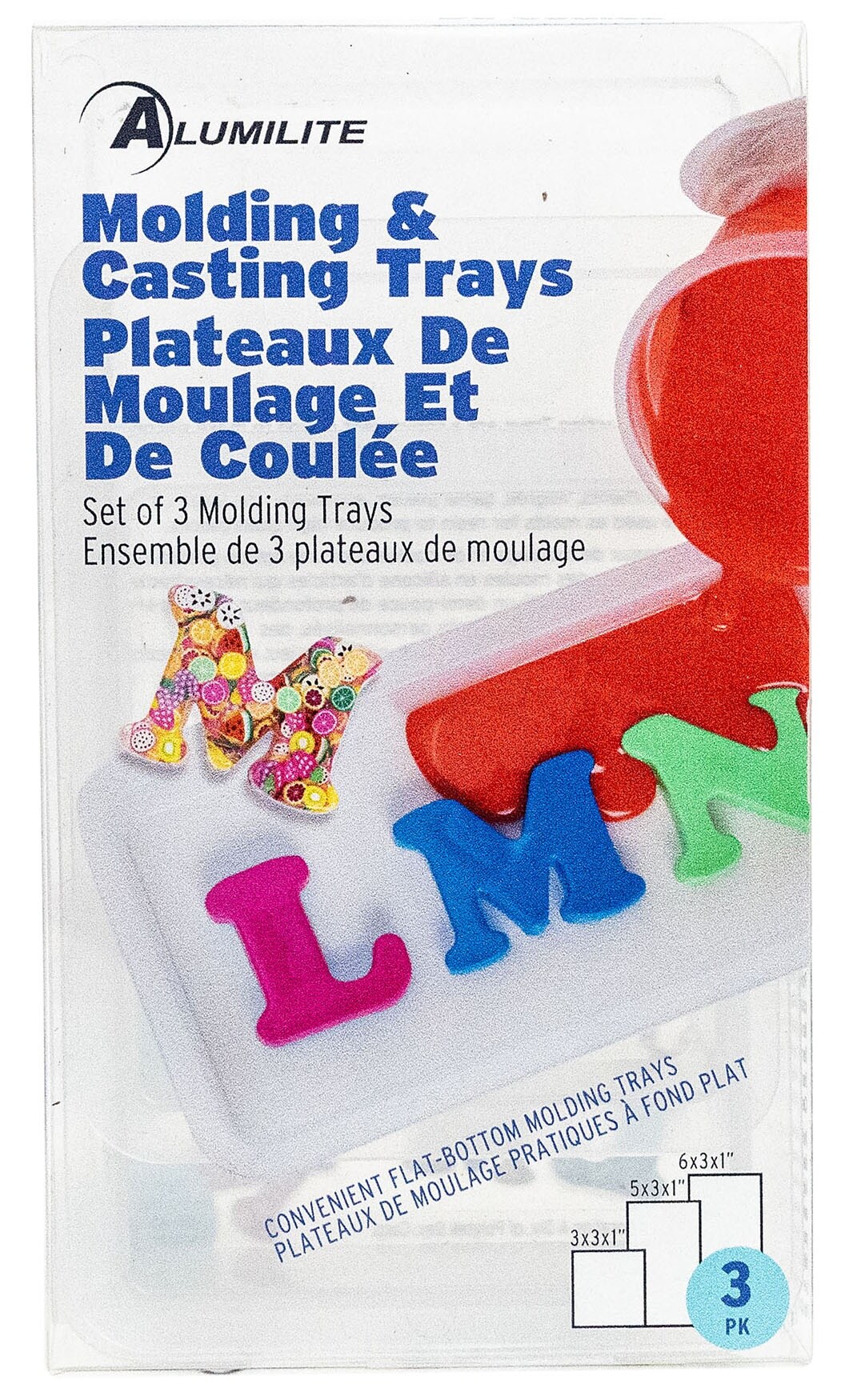 Alumilite Molding & Casting Trays 3/Pkg-Assorted Sizes | Michaels