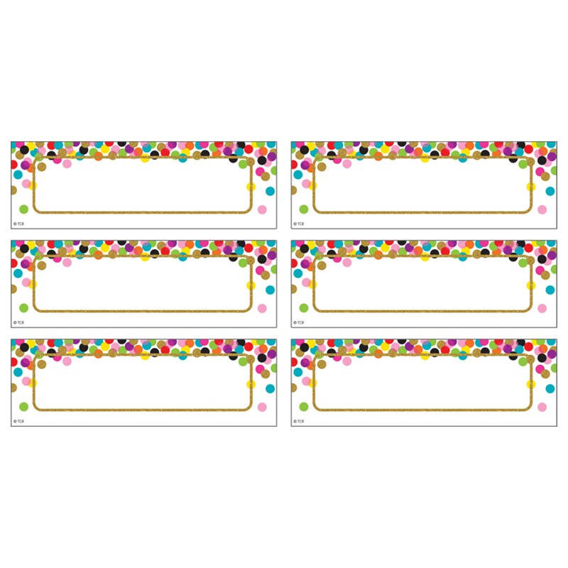 Confetti Labels Magnetic Accents, Pack of 20 | Michaels