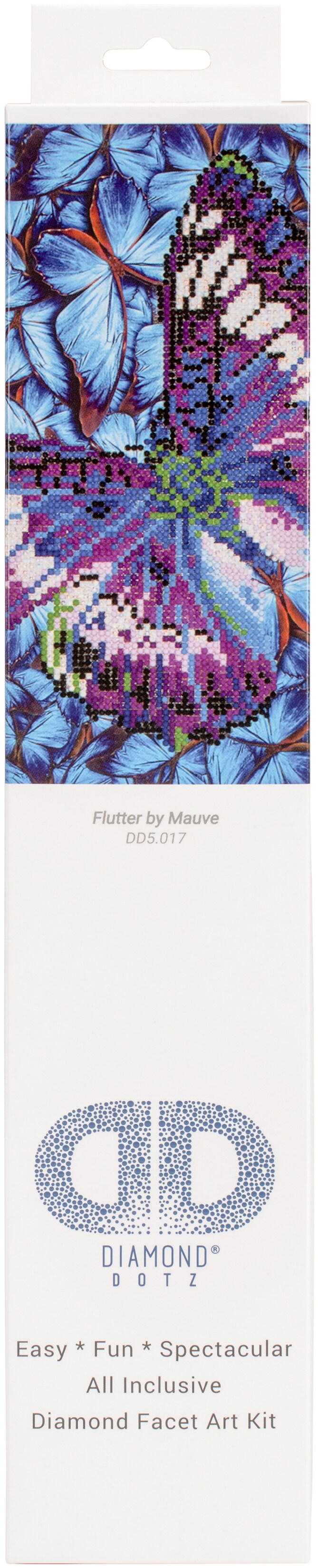 Diamond Dotz Diamond Art Kit 15"X15"-Flutter By Mauve | Michaels