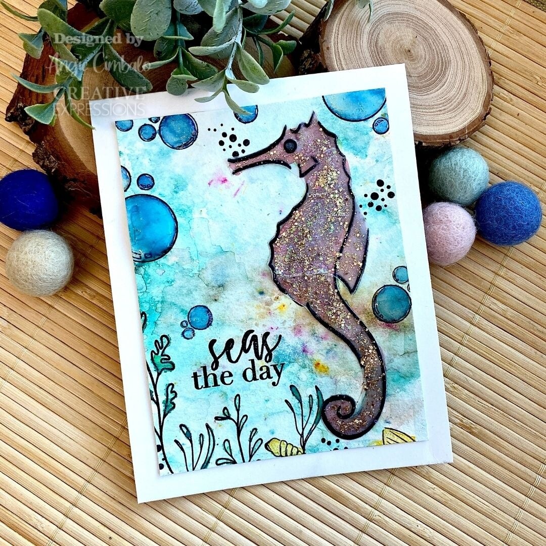 Creative Expressions 6"X8" Clear Stamp Set-Bonnita Moaby Seas The Day ...