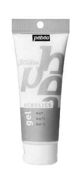 STUDIO ACRYLIC MEDIUM MATT GEL 100ML TUBE | Michaels