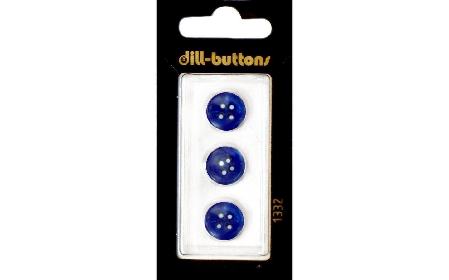 Dill Buttons 13Mm 3Pc 4 Hole Navy | Michaels