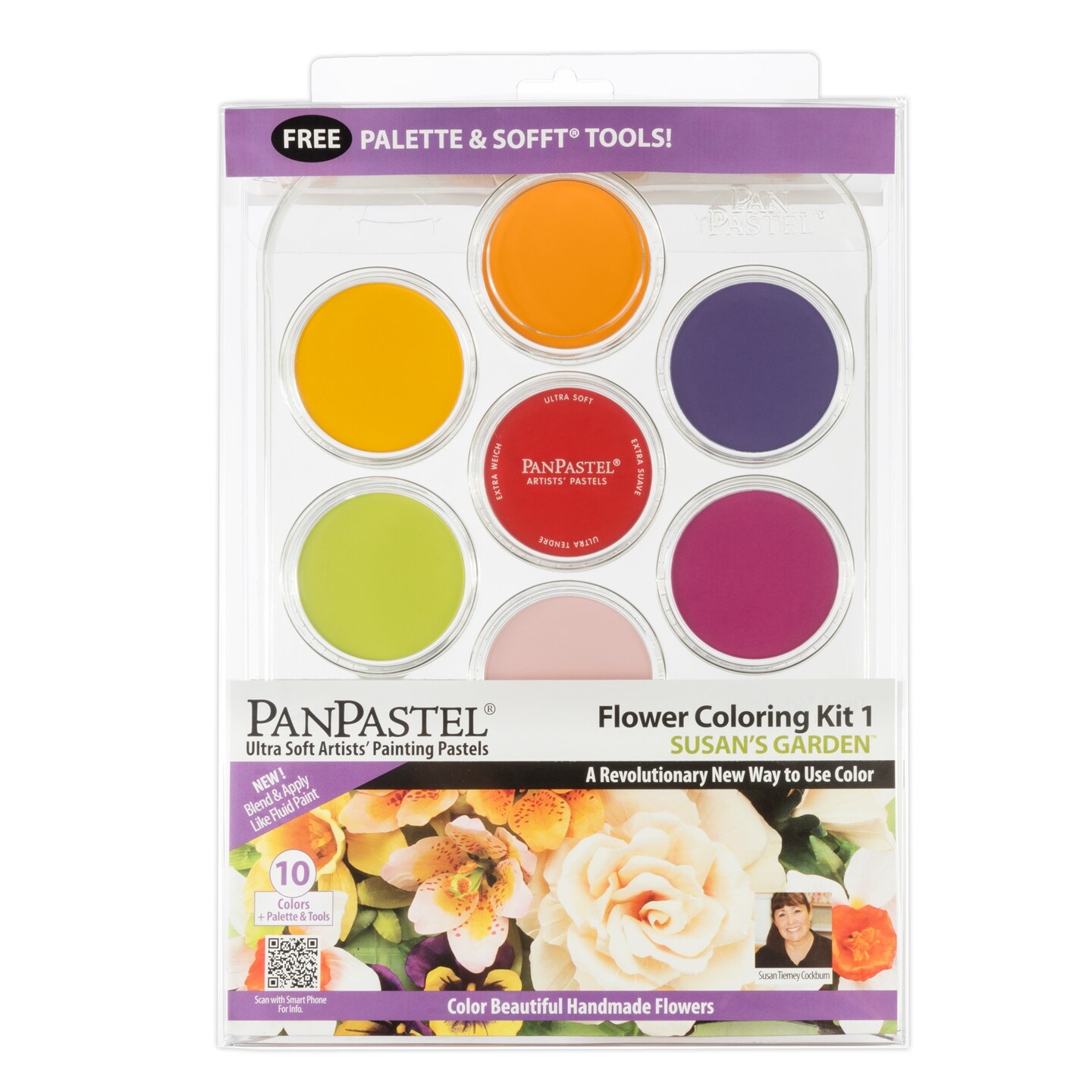 PanPastel Ultra Soft Artist Pastel Set 9ml 10/Pkg-Flower Coloring #1 ...