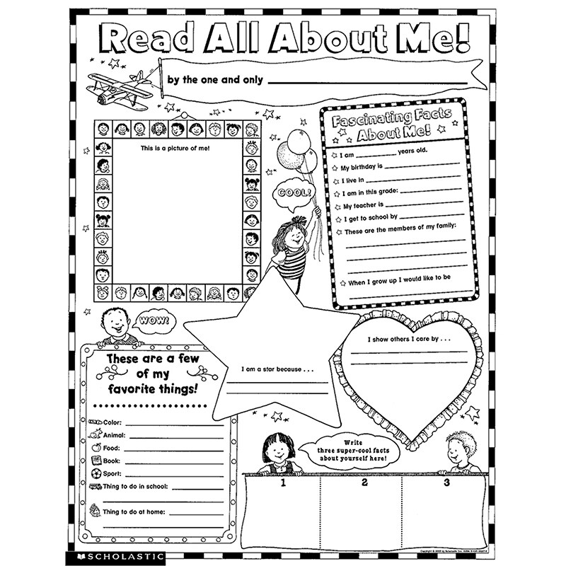 Instant Personal Poster Sets: Read All About Me, Set of 30 | Michaels