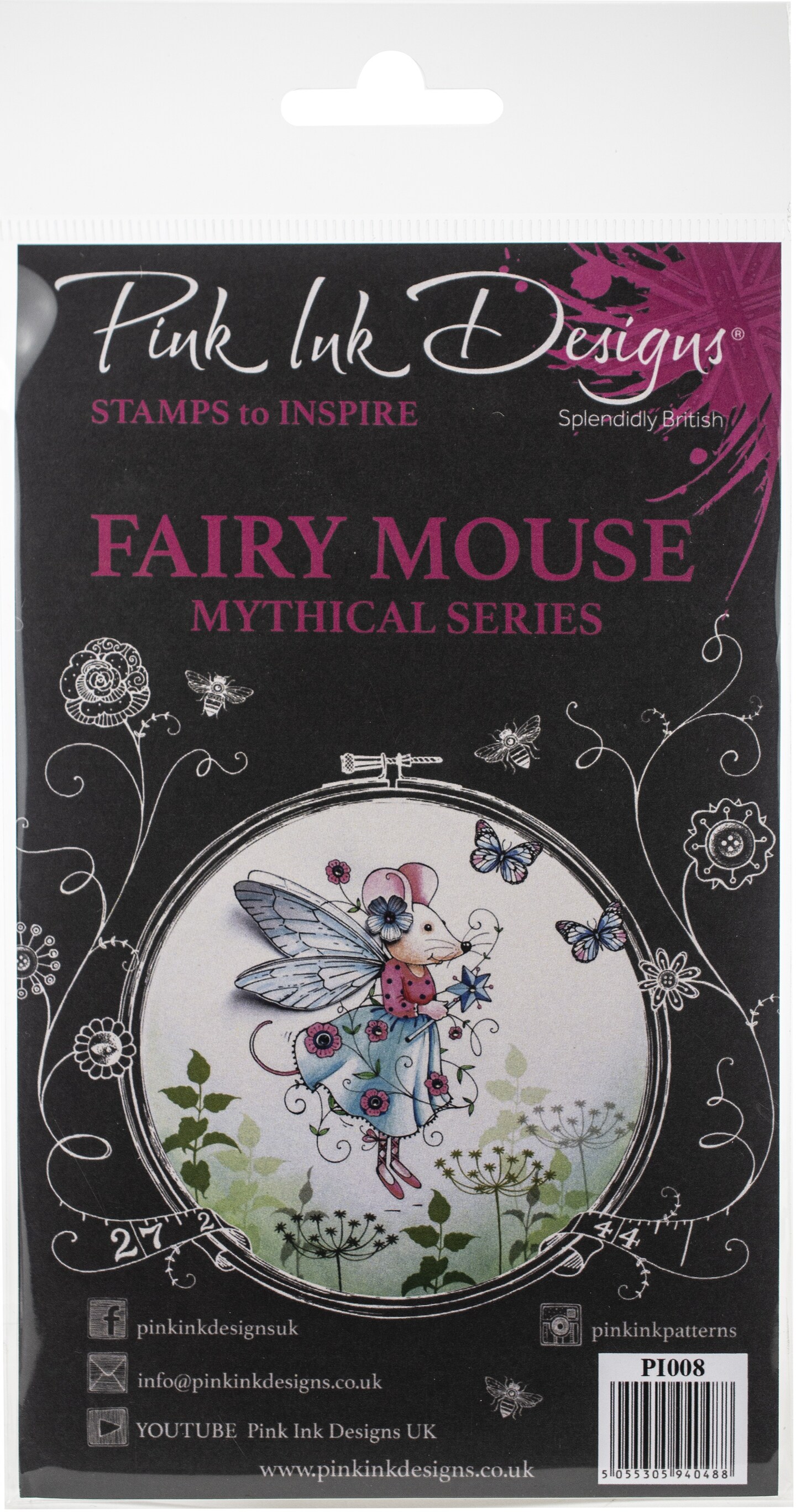Pink Ink Designs A5 Clear Stamp Set-Fairy Mouse | Michaels
