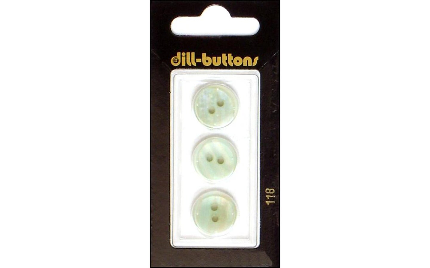 Dill Buttons 15Mm 3Pc 2 Hole White | Michaels