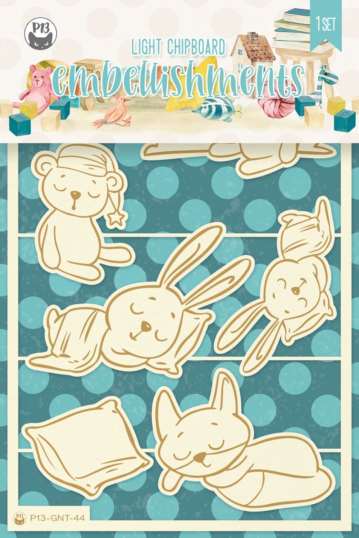P13 Die-Cut Chipboard Embellishments 4