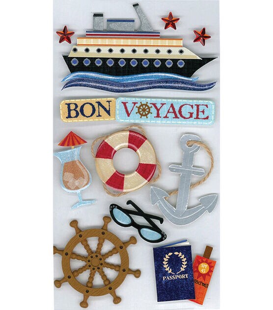 Jolee's Boutique Bon Voyage Dimensional Stickers | Michaels