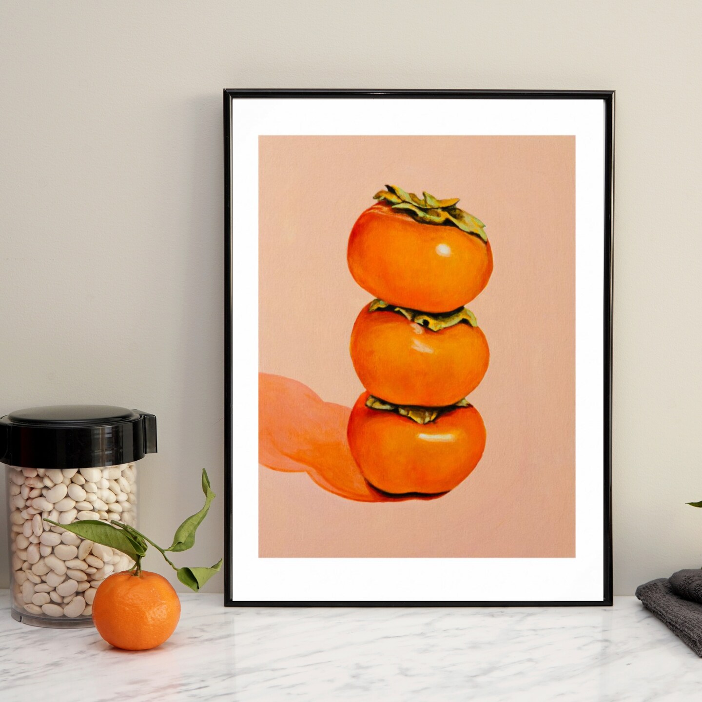 "Three Persimmons" Archival Art Print, Limited Edition | MakerPlace by ...