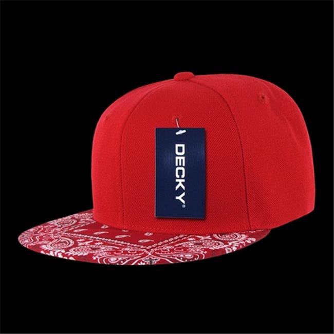 Decky 1093-REDRED Bandanna Snapback Cap- Red & Red | Michaels
