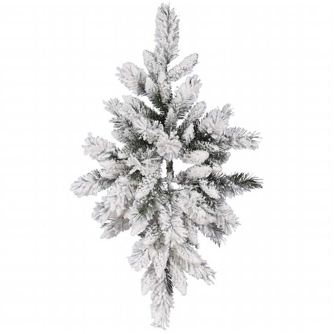 32 in. Flocked Snow Ridge Swag 60T | Michaels