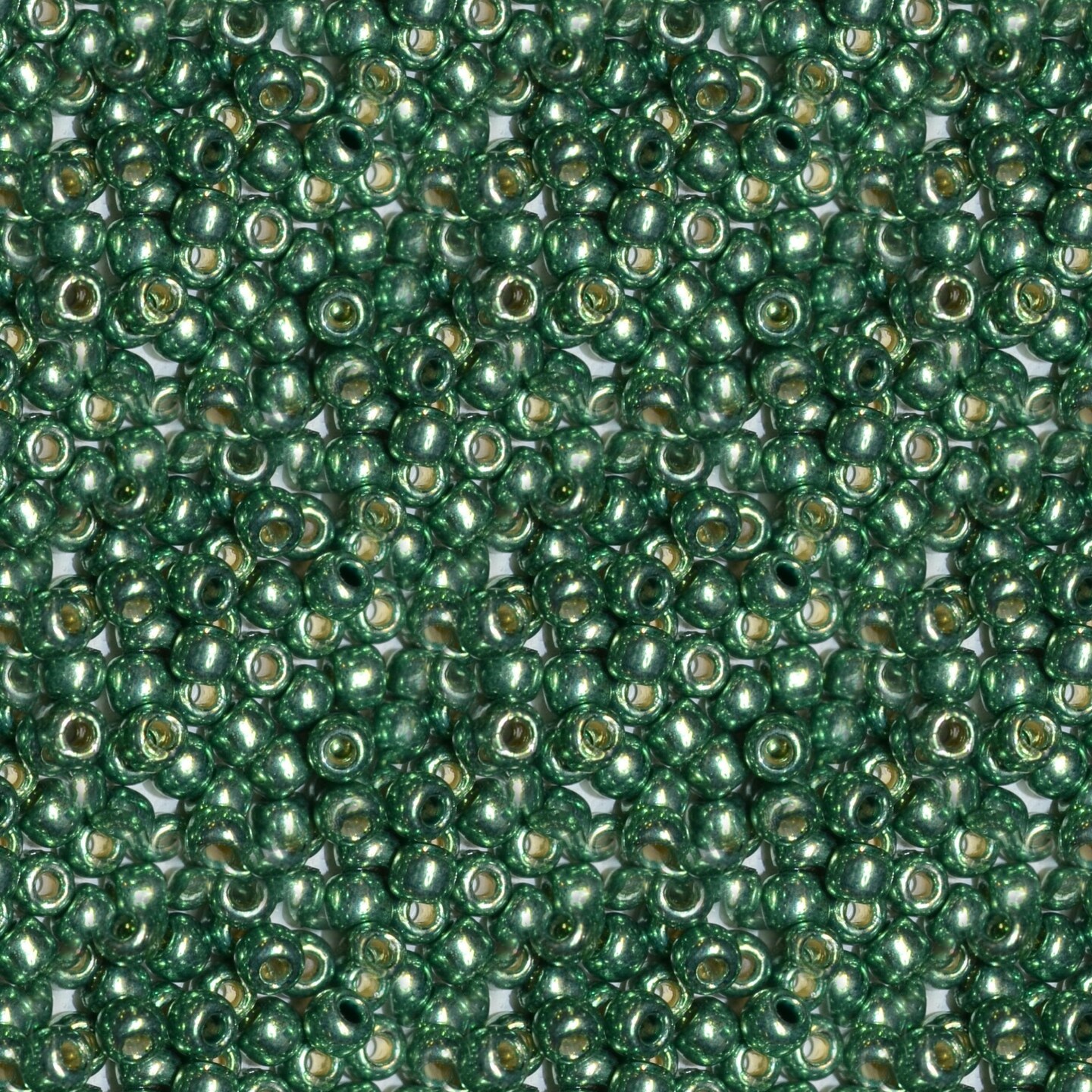 Toho 11/0 Round Japanese Seed Bead, #589PF, Spruce Galvanized ...