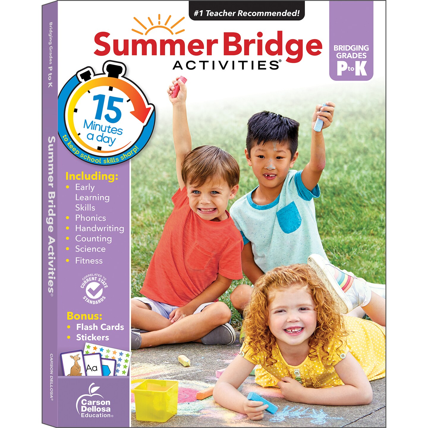 Summer Bridge Activities Preschool to Kindergarten Workbooks, Phonics ...