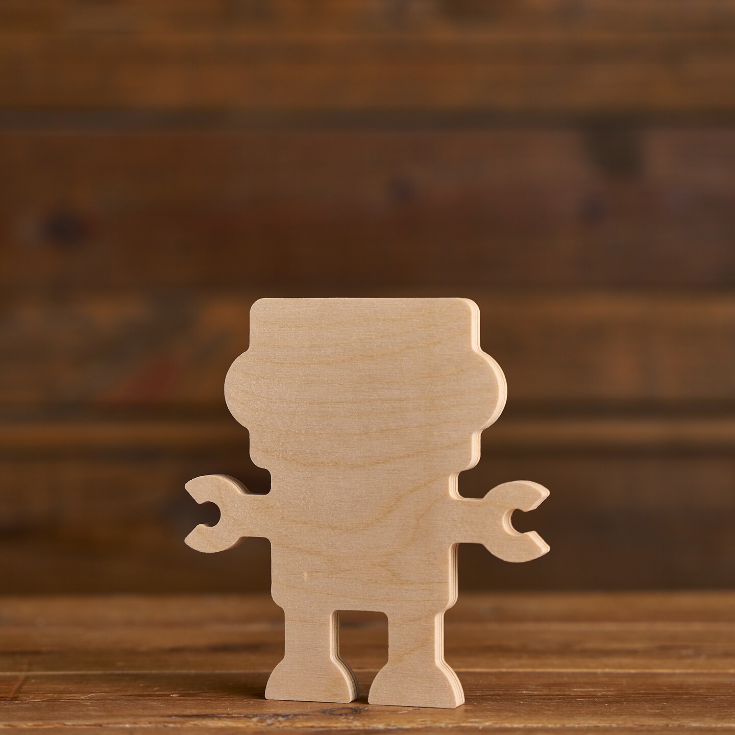 6 in. Unfinished Chunky Robot | Michaels