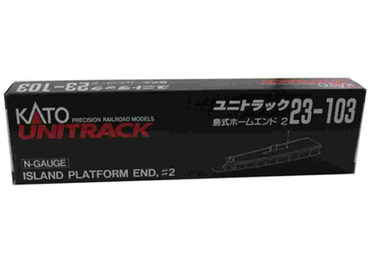 Kato N-Scale Island Platform End #2 Diorama Accessory, Color ...