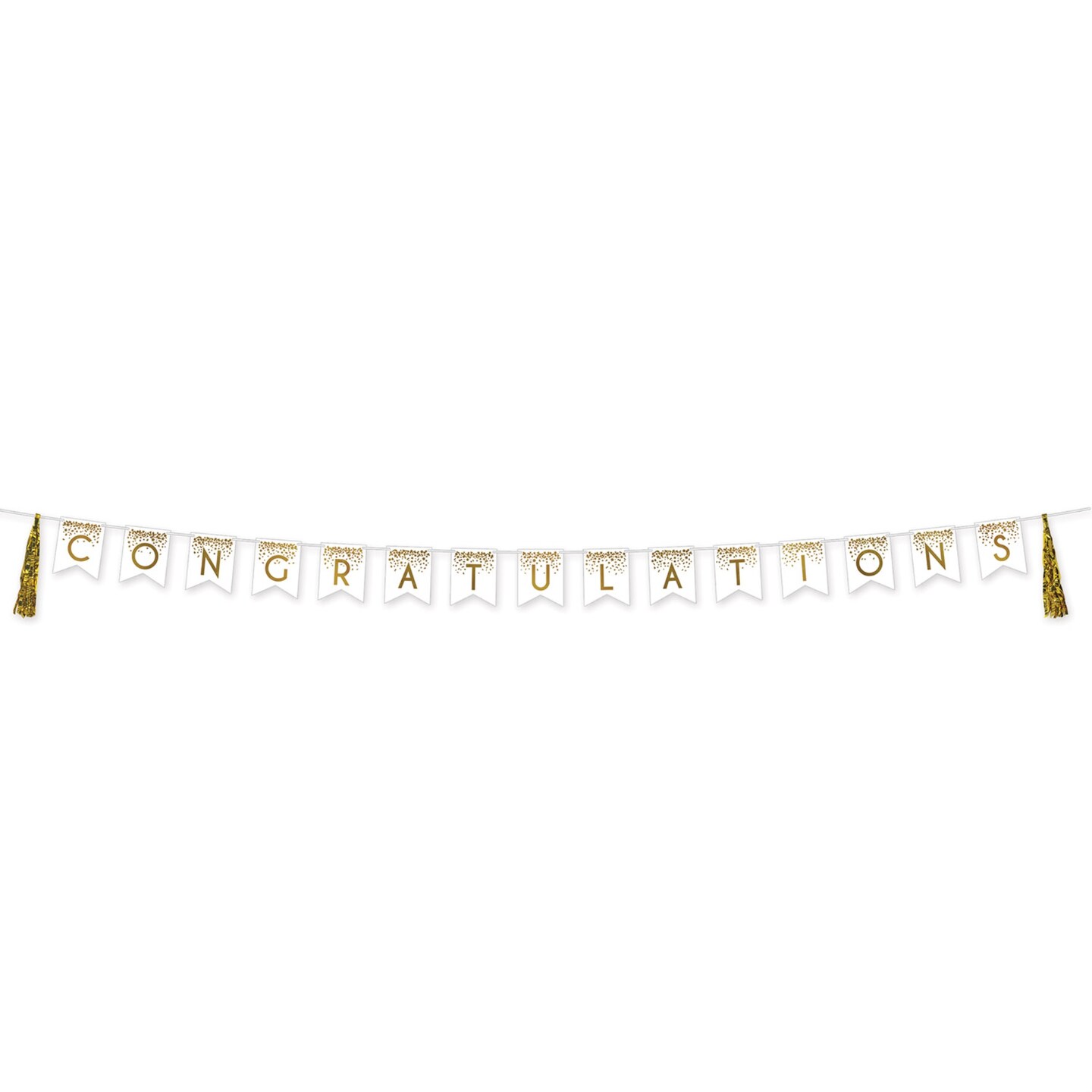 Congratulations Tassel Streamer, (Pack of 12) | Michaels