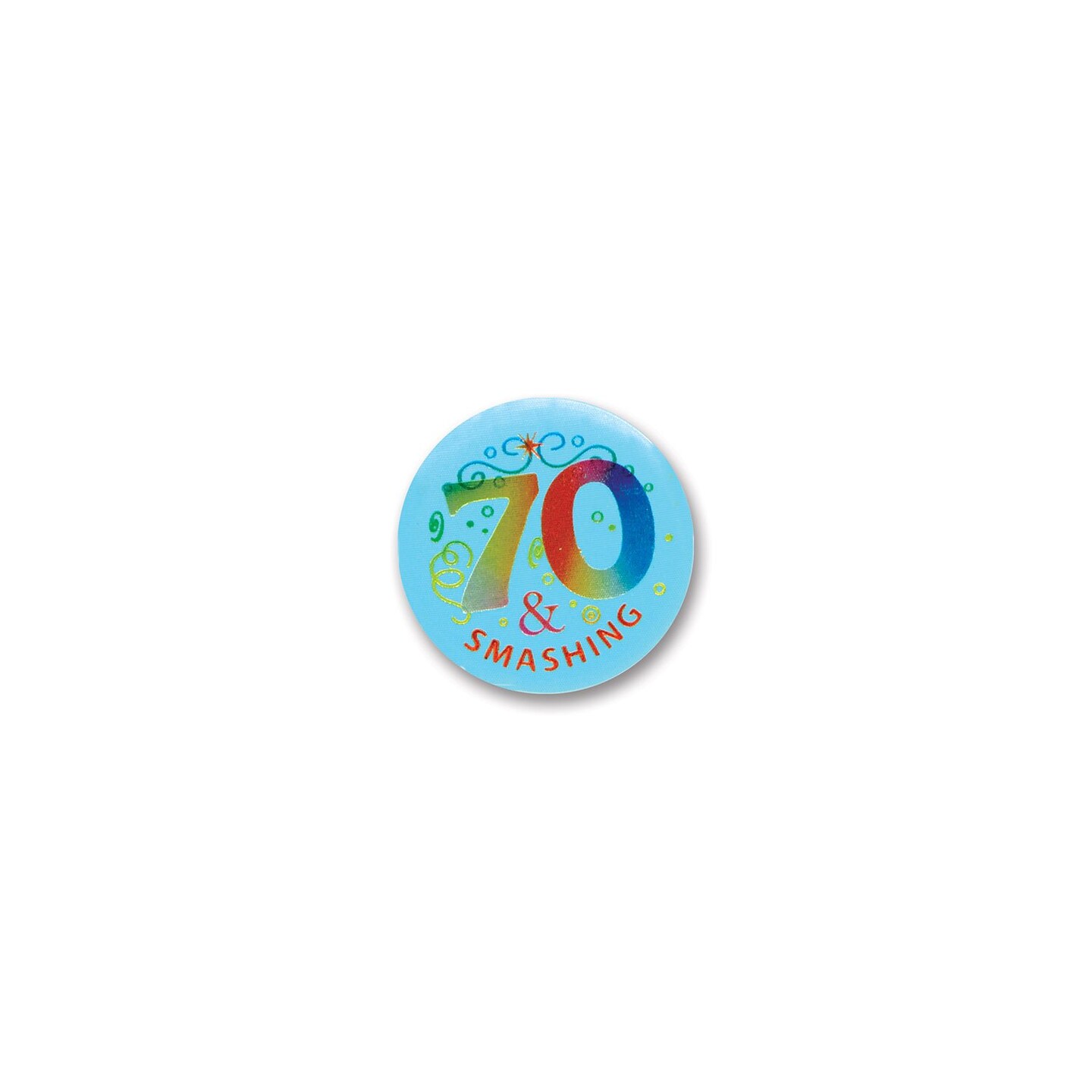 70 & Smashing Satin Button (Pack of 6) | Michaels