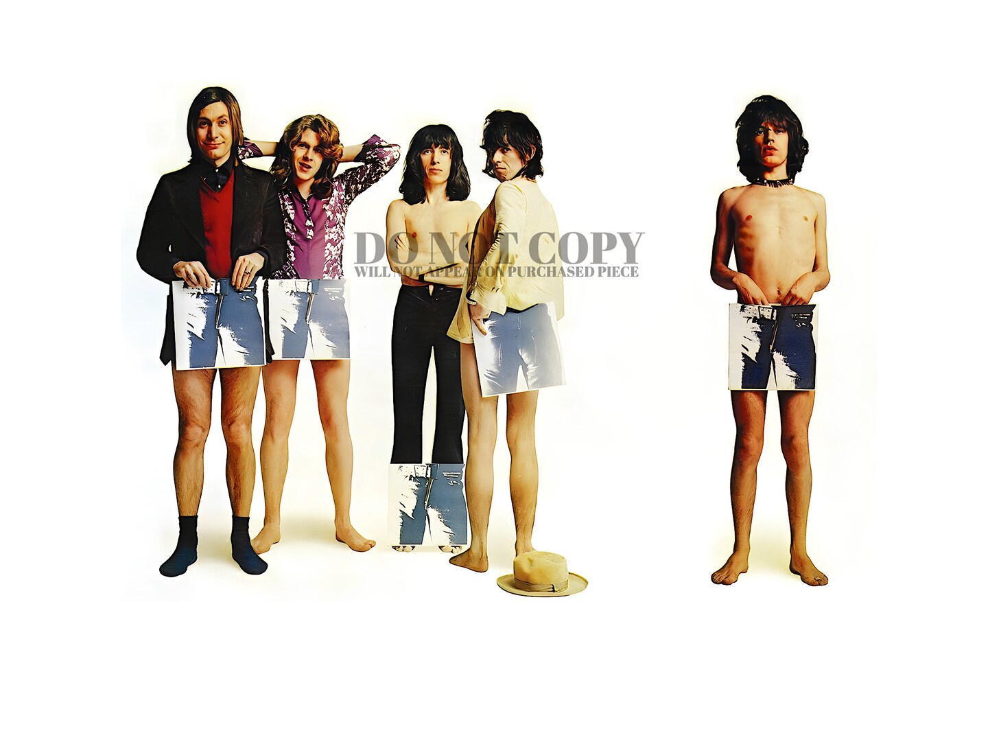 Rolling Stones Photograph 11 X 17 - Stunning 1971 Band Portrait ...