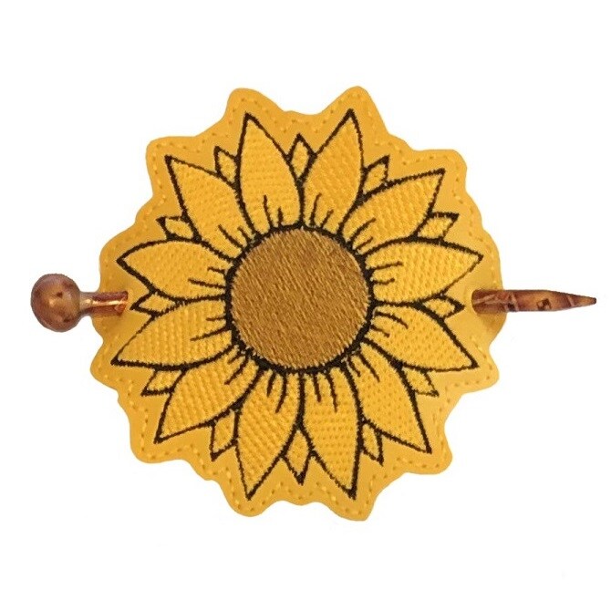 Sunflower Bun Cover Hair Slider with Chopstick | MakerPlace by Michaels