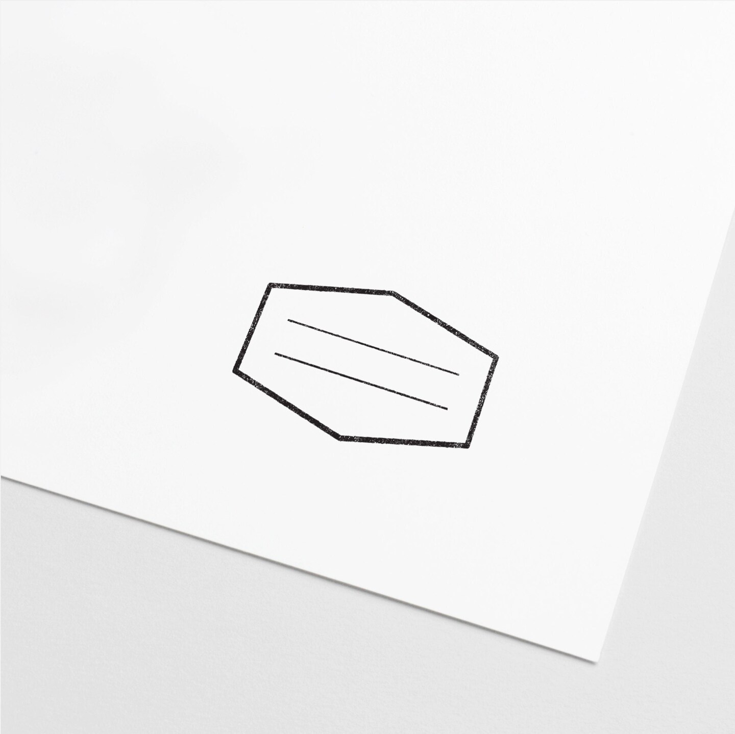 Polygon Badge Stamp, Blank Stamp, | Michaels