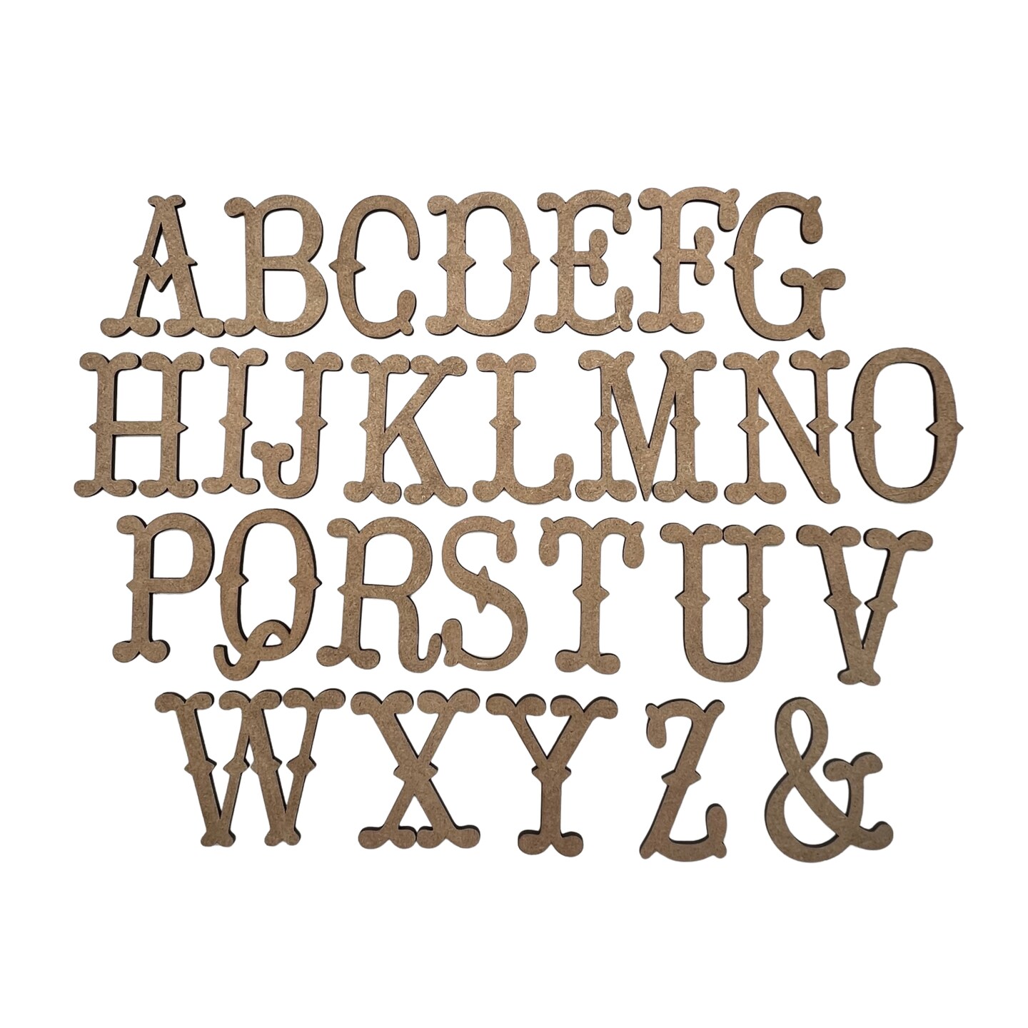 Small Hoedown Font | Western Cowboy Letters | Cute Letters | Wood ...