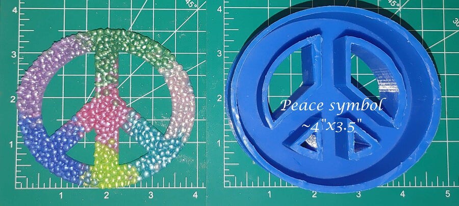 Peace Symbol Silicone Freshie Mold | Michaels