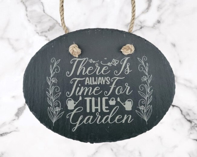 Decorative Slate Plaque - Hanging Garden Sign | MakerPlace by Michaels