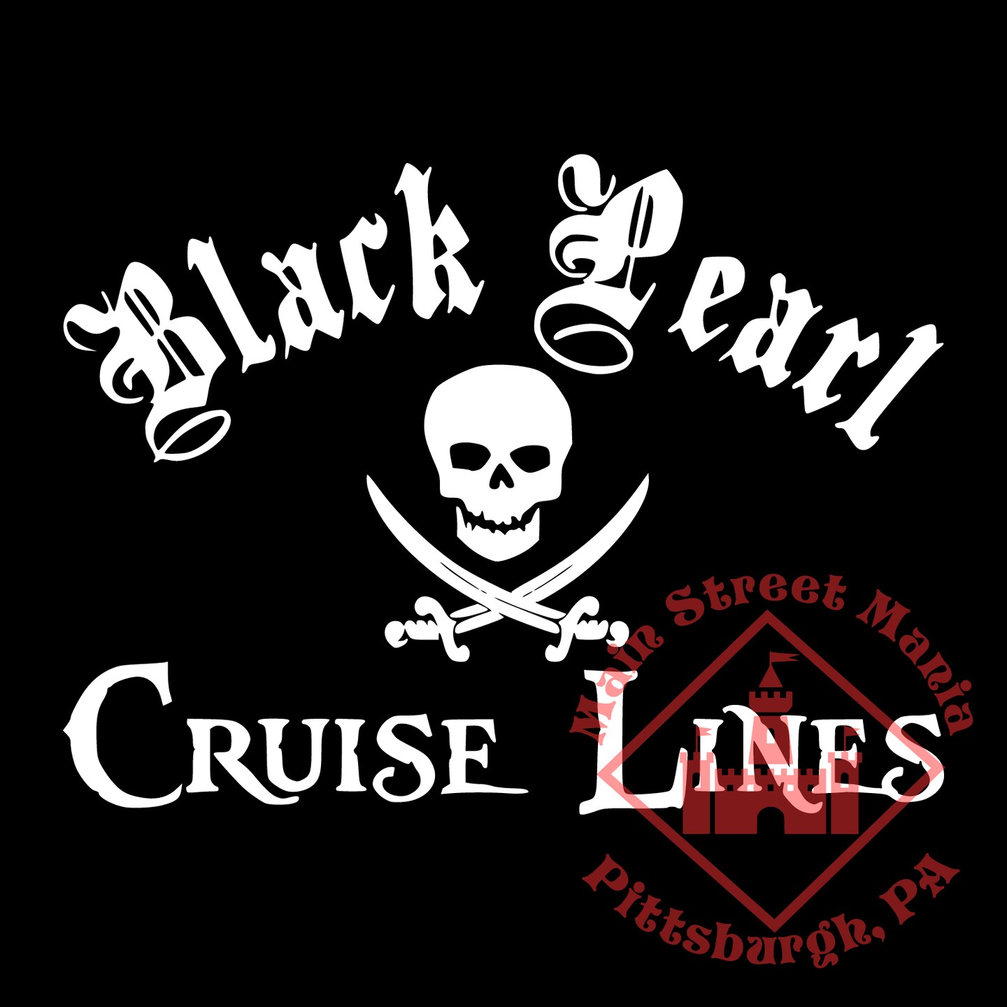 Black Pearl Cruise Lines Decal Sticker | MakerPlace by Michaels