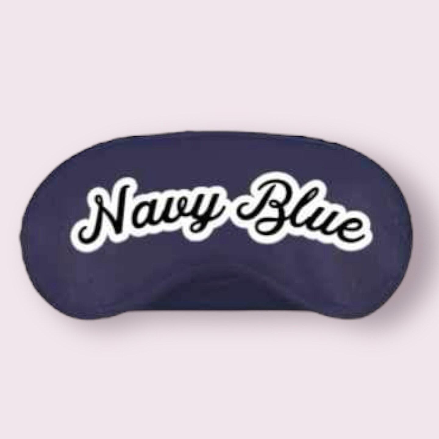 NAVY BLUE PERSONALIZED EYE MASK | MakerPlace by Michaels