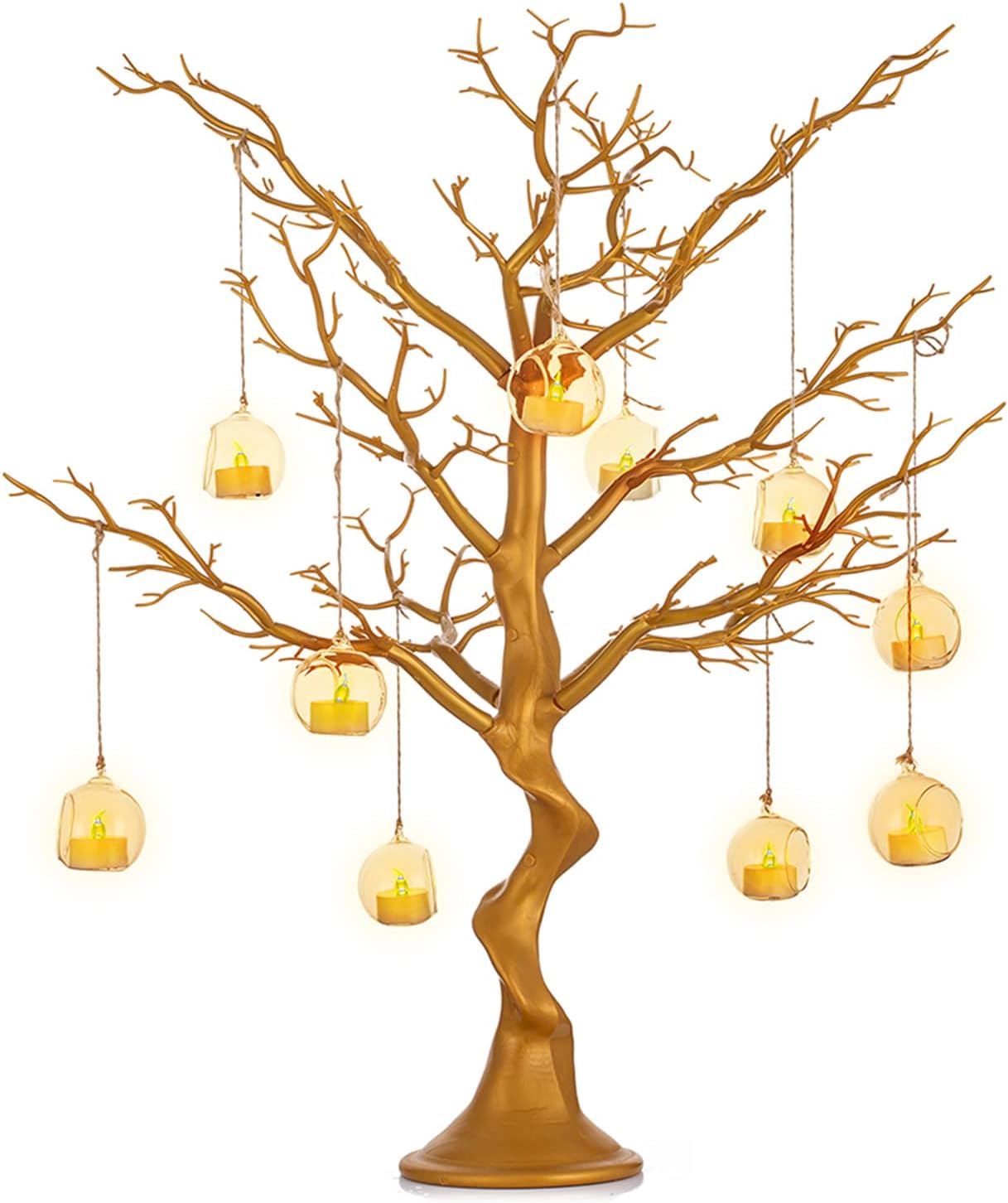 Gold Artificial Tree for Tree Centerpiecefor Weddings Christmas ...